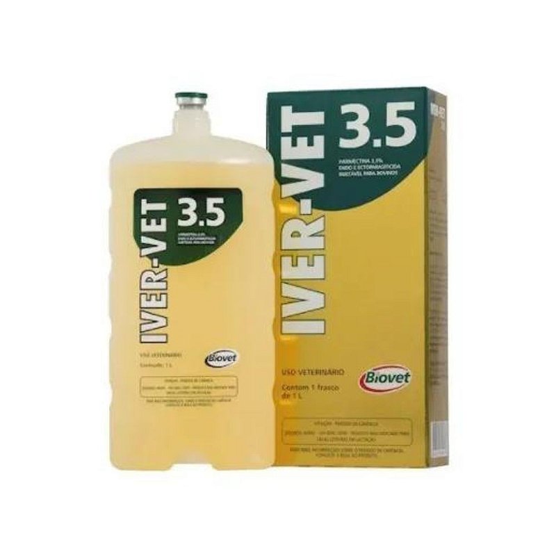 Iver-Vet 3,5% Ivermectina 1L - Biovet - Agrocampo Giordani: Produtos ...