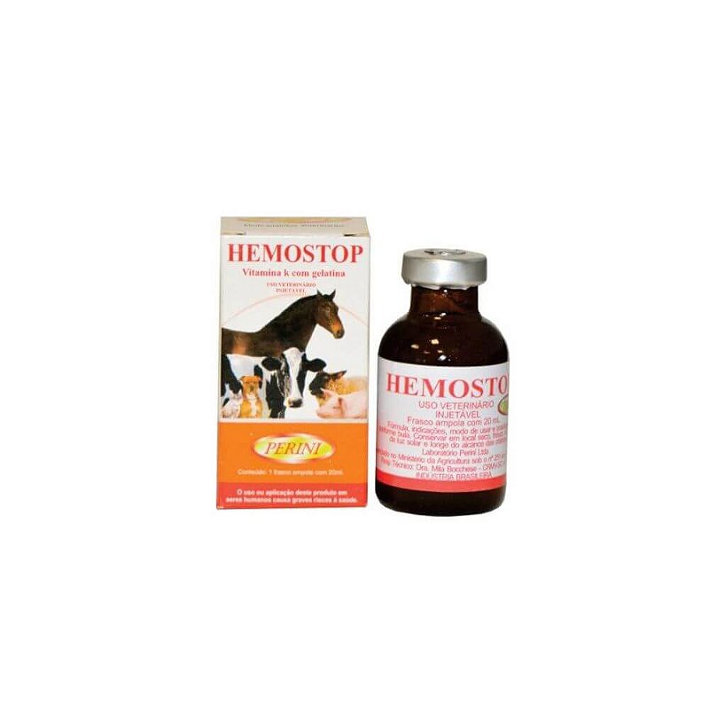 Hemostop - Vitamina K 20mL - Perini - Agrocampo Giordani: Produtos ...