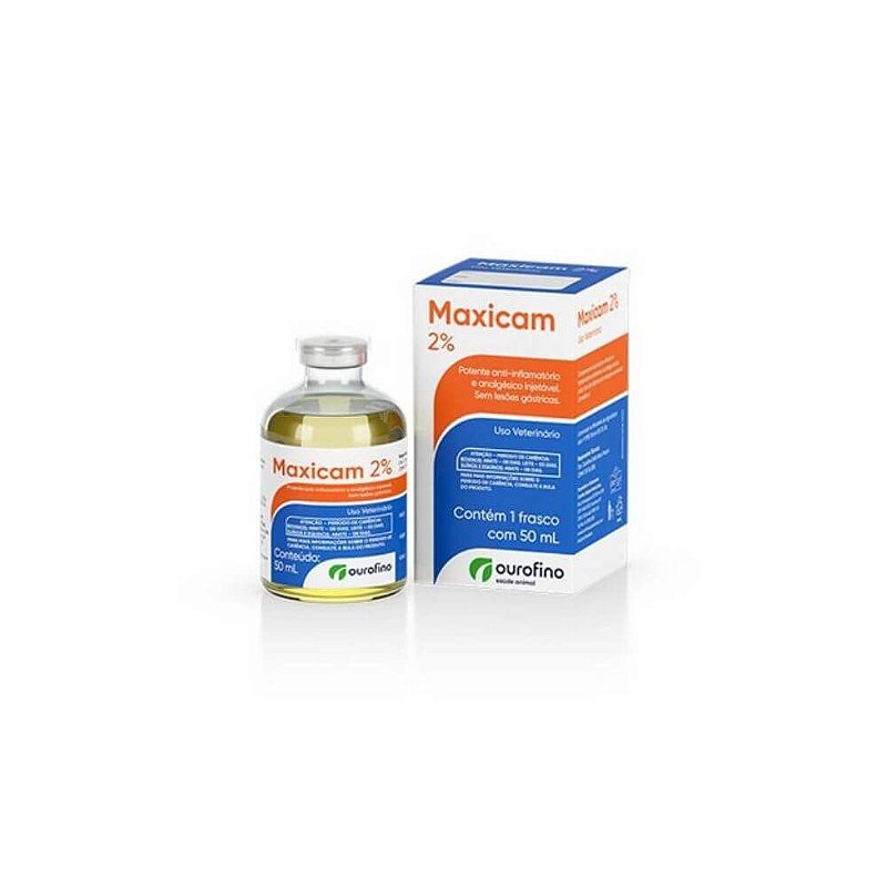 Maxicam 2% Injetavel 50mL - Ouro Fino - Agrocampo Giordani: Produtos ...