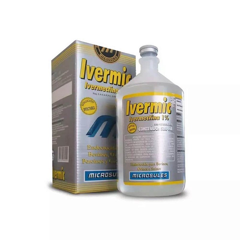 Ivermic Ivermectina 1% 500mL - Microsules - Agrocampo Giordani ...
