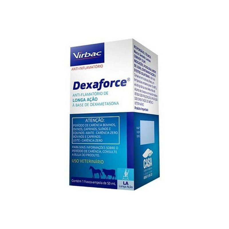Dexaforce 50mL - Virbac - Agrocampo Giordani: Produtos Veterinários e ...