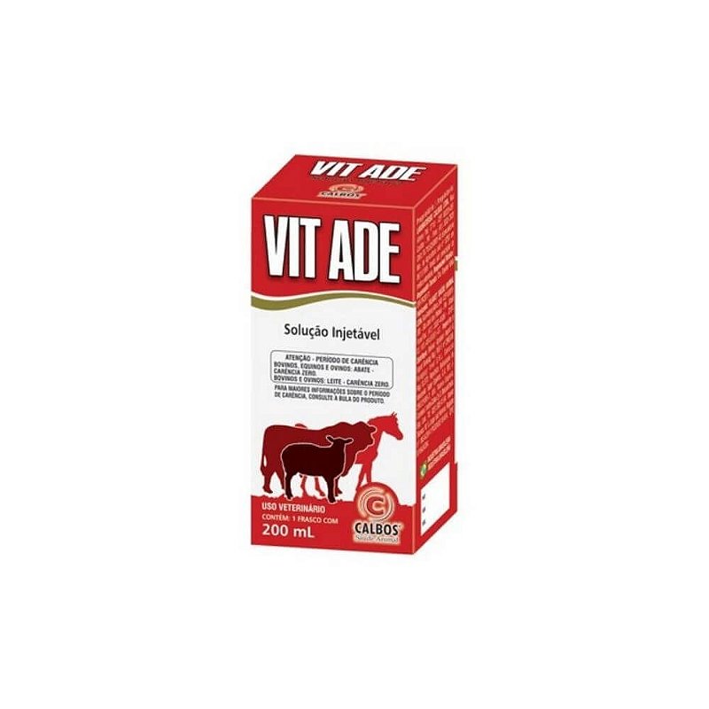 Vit ADE 200mL - Calbos - Agrocampo Giordani: Produtos Veterinários e ...