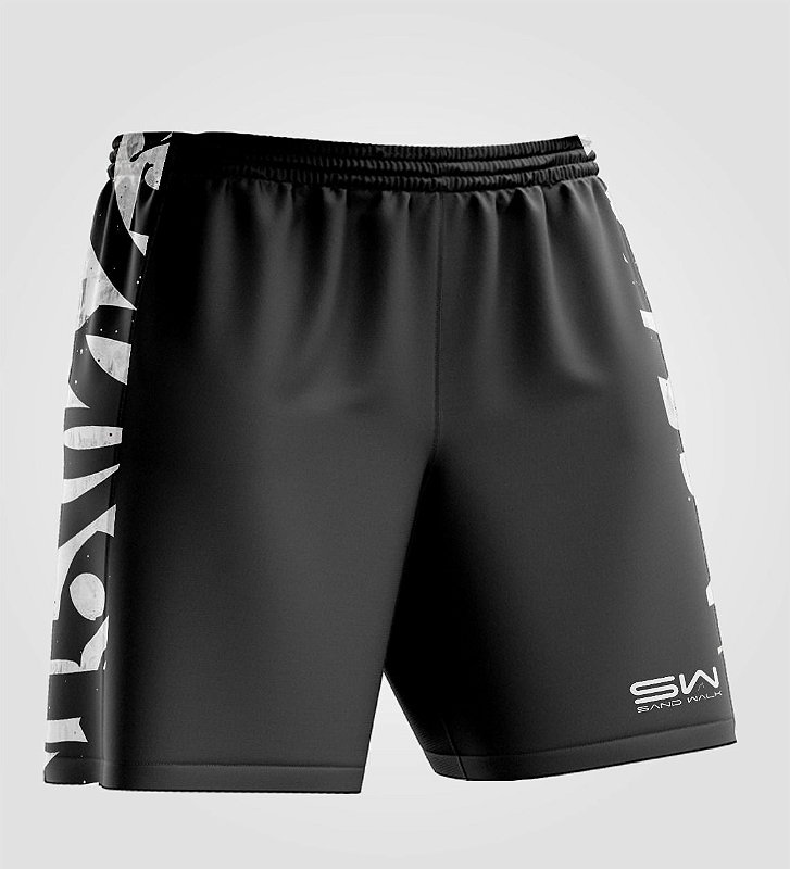 Shorts Masculino | Modelo Treino | Graffiti Branco - Sand Walk Brasil ...