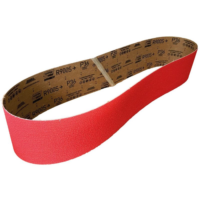 Cinta de Lixa R900S Cerâmico Grão 80 - 50 x 2000 mm - 1 Unidade ...