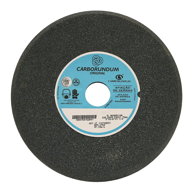 Caixa com 15 Rebolo Afiação de Serras Chanfrado 228,6 x 9,5 x 31,75 mm ...