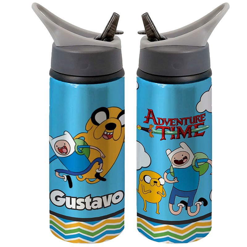 Garrafa Squeeze Adventure Time - Amo personalizado | Produtos ...