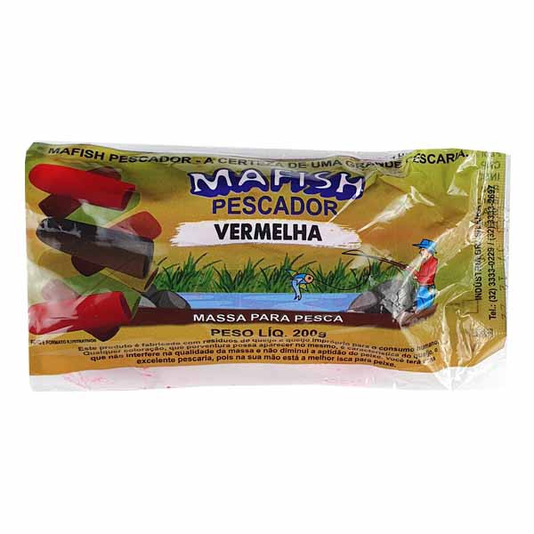 Massa Mafish 200g - Vermelha - PAPASIRI