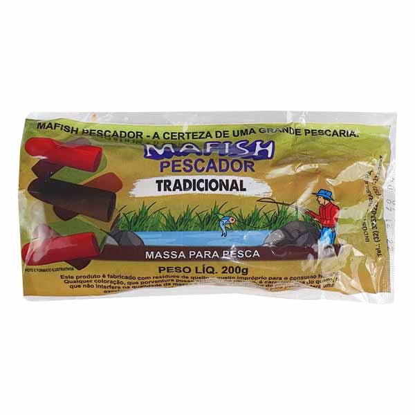 Massa Mafish 200g - Tradicional - PAPASIRI