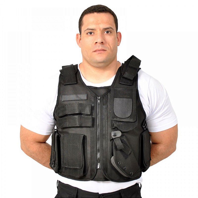 Colete Tático com Coldre Parafuso Atack - Preto - Shop Militar ...