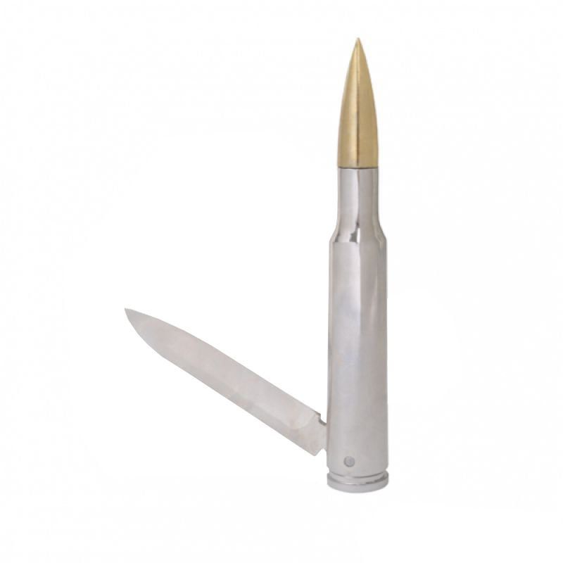 Canivete Projétil .50 - Cromado - Shop Militar | Artigos Militares ...