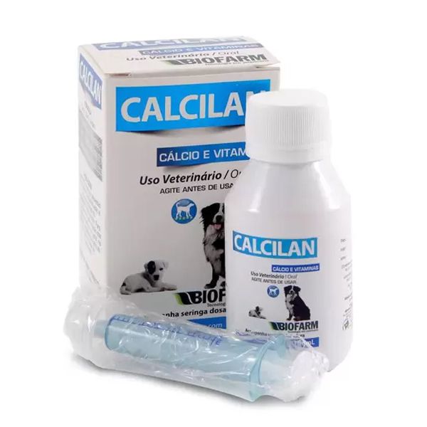 Calcilan Calcio e Vitaminas Biofarm 100ml - Zooloja - Petshop | Vila Carrão