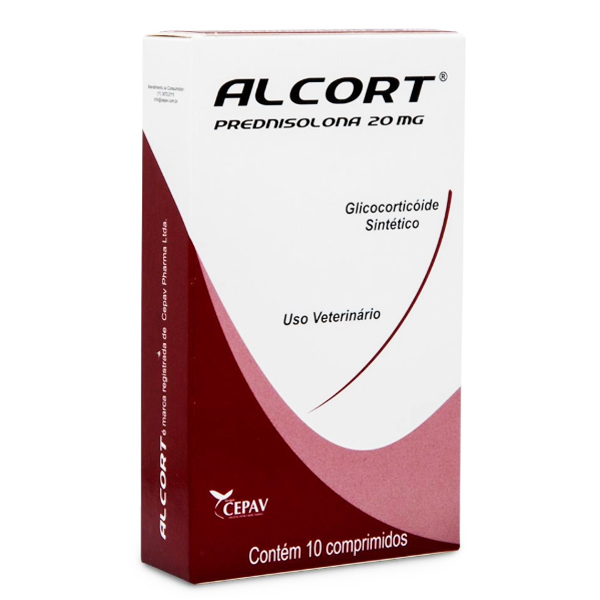 Alcort Antinflamatório 20mg 10 Comp - Zooloja - Petshop | Vila Carrão
