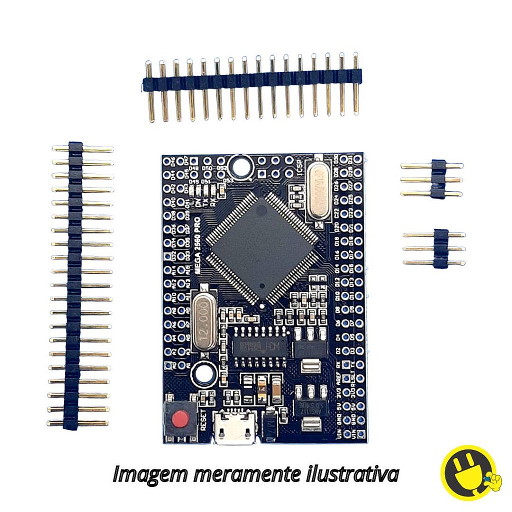 Arduino Mega 2560 PRO MINI 5V (Embed) CH340G ATmega2560-16AU ...