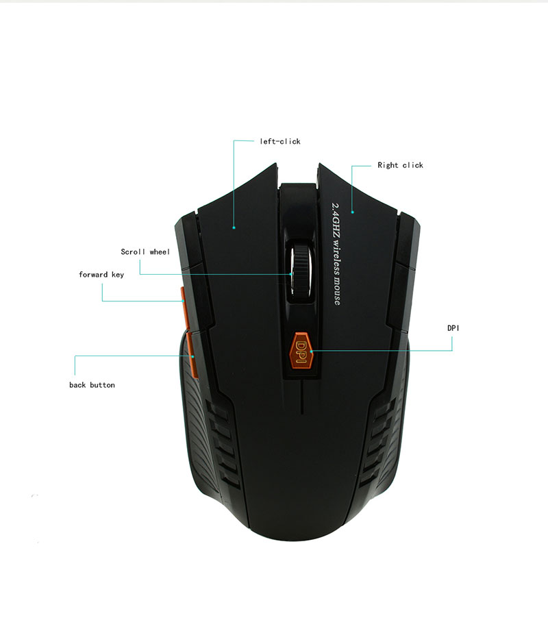 Mouse óptico Gamer sem fio para Jogos - Loja Gamer Fox®